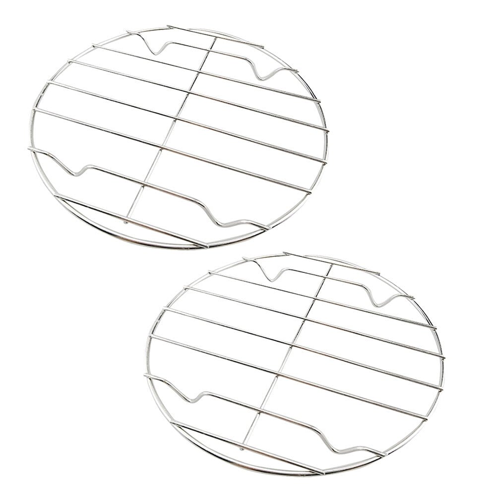 Rack Grill Barbecue Grates Round Steel Wire Baking Cooking Stainless ...