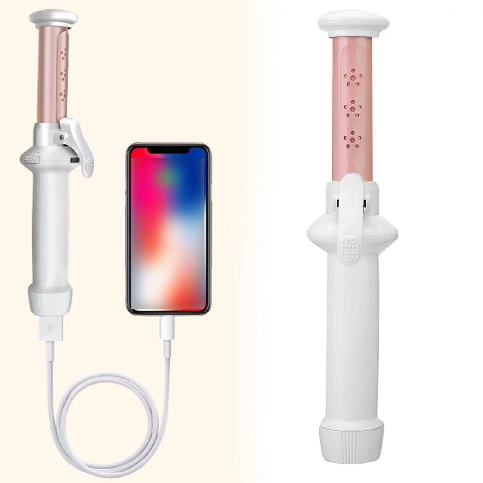 Rack Holder Rechargeable Mini Perm Portable Ceramic Small Power Curling ...