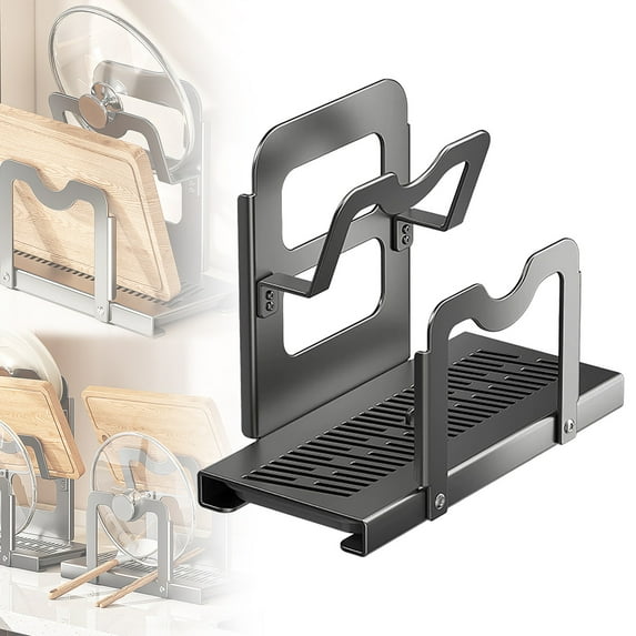 Rack,Kitchen Pot Lid Storage Rack Suitable For Use While Cooking ...