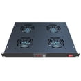 Rack Mount Fan - 4 Fans - 1U 19" Rackmount with Adjustable Temperature ...
