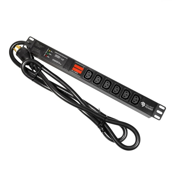 Rack Mount Power Strip - 240V 30A Single Phase PDU with Built-in Surge ...