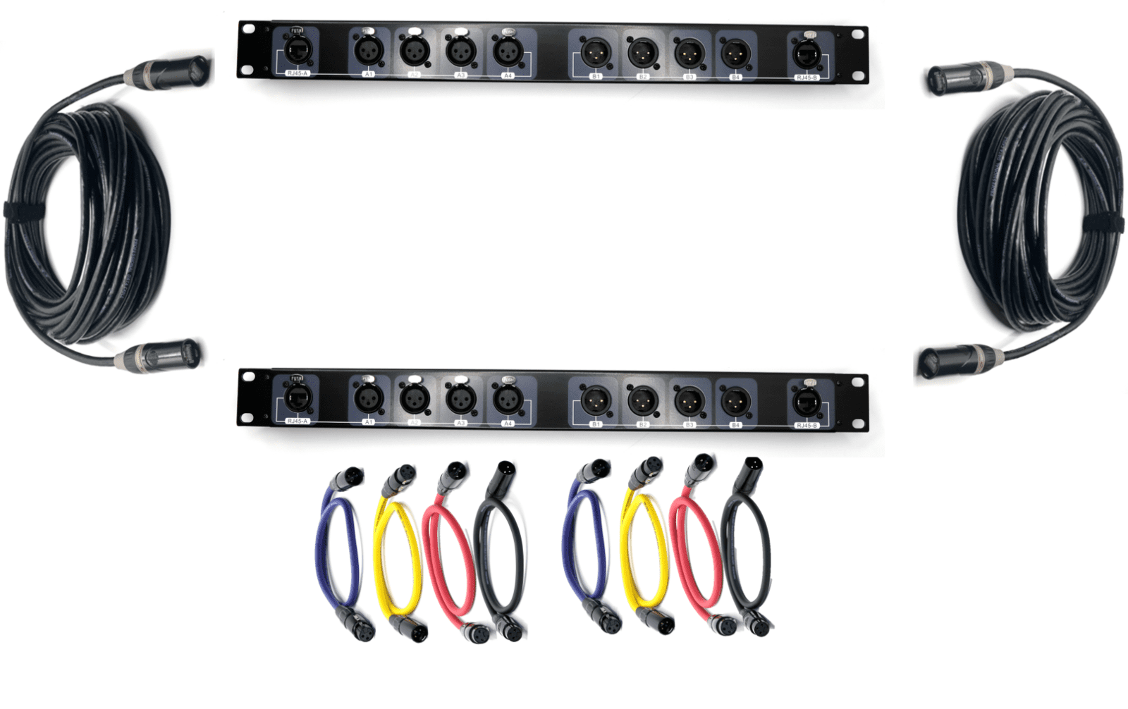 Rack Mounted 8 Channel Audio Snake Package (50FT) - Walmart.com