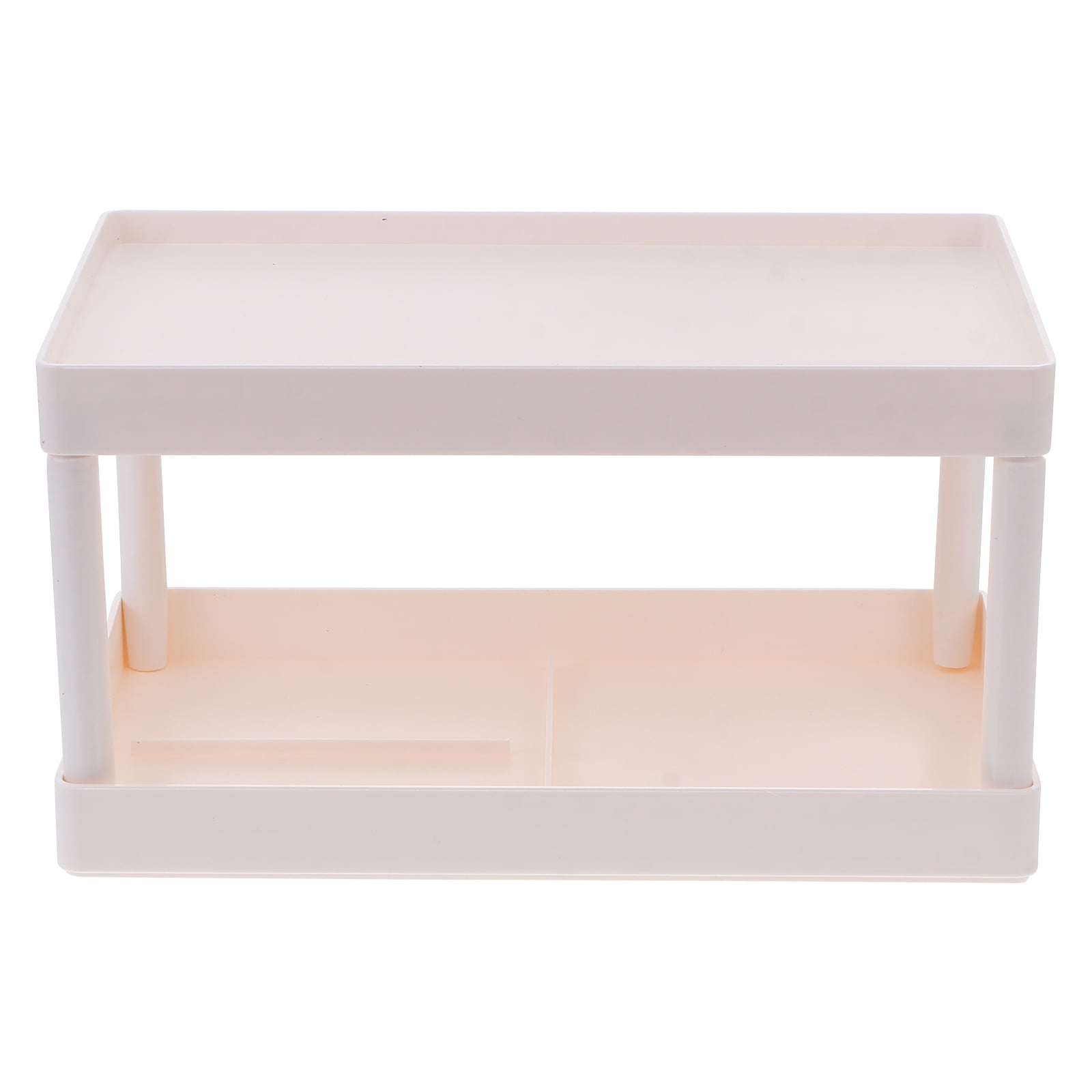 Double Layer Storage Rack Simple Stationery Shelf Desktop Cosmetics ...