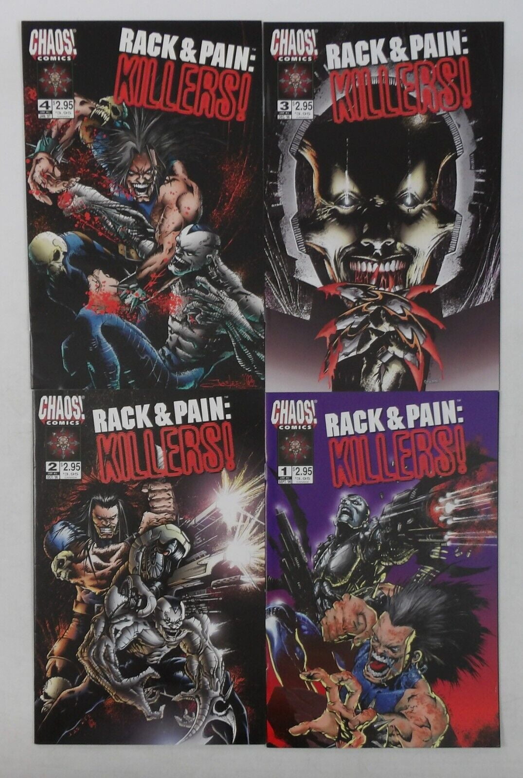 Rack & Pain: Killers #1-4 VF/NM complete series Jae Lee ; Chaos ...
