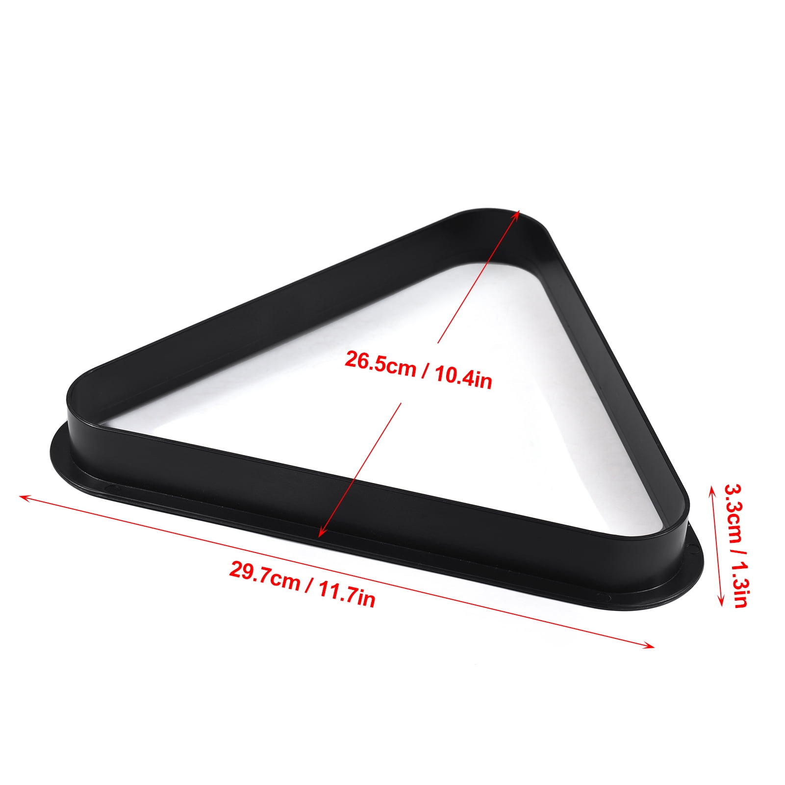 Rack Plastic Billiard Pool Ball Triangle Rack Fits 2-1/4'' Billiard ...