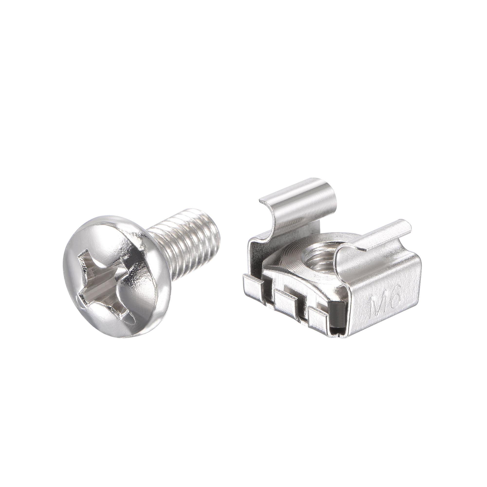 Rack Screws, M6x12mm Screws and Cage Nuts 20set for Server Shelf Rack ...