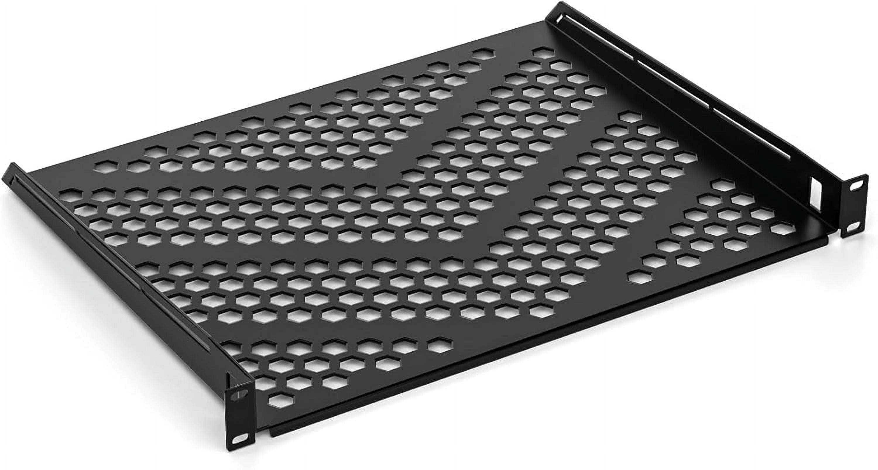 Rack Shelf, Vented Cantilever Universal Rack Mount Shelf, Heavy-Duty ...