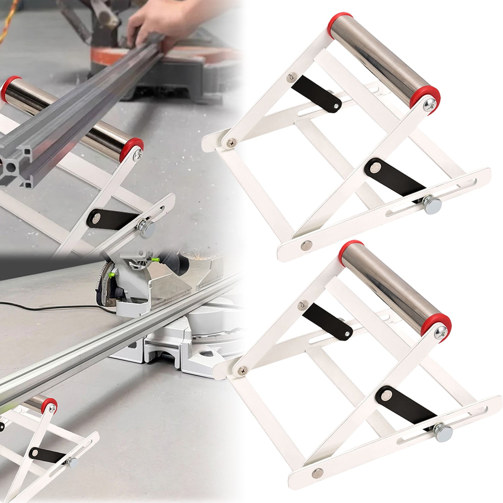 Rack Storage Rack 2 Adjustable Cutting Machine Support Frame Table ...