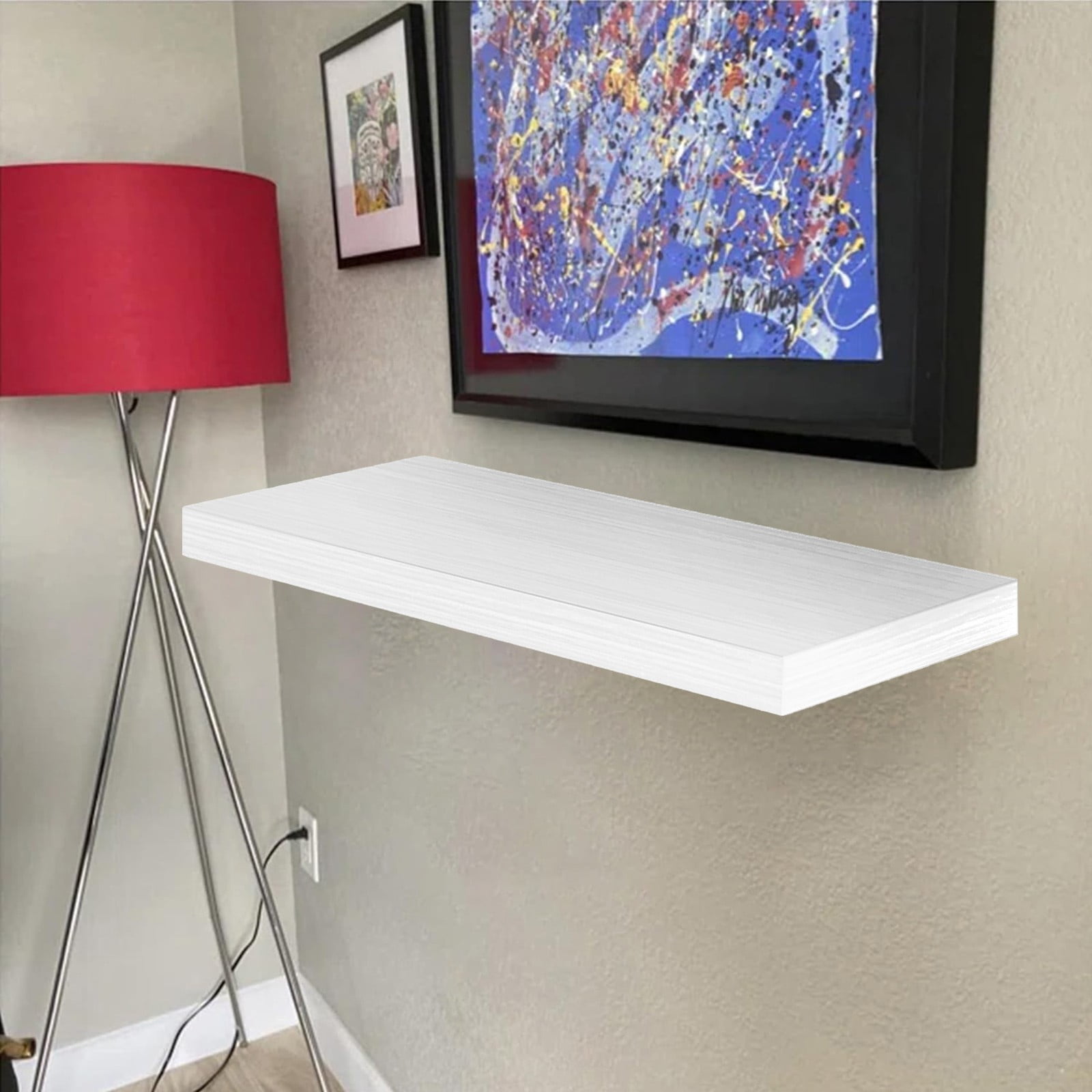 Rack Storage Rack Floating Storage Shelf Wall Mounted Suspended ...