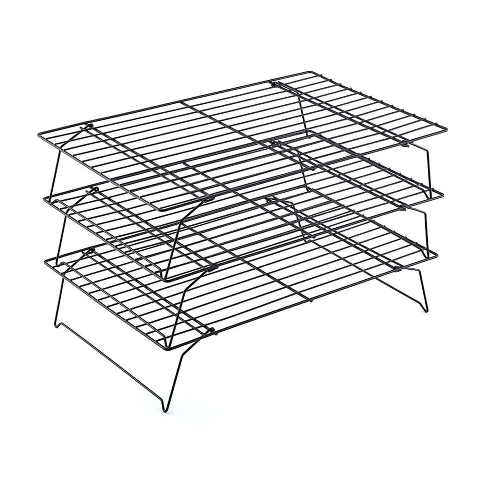 Rack Three-layered Folding Rack Drying Cake Rack Drying Net Cake ...