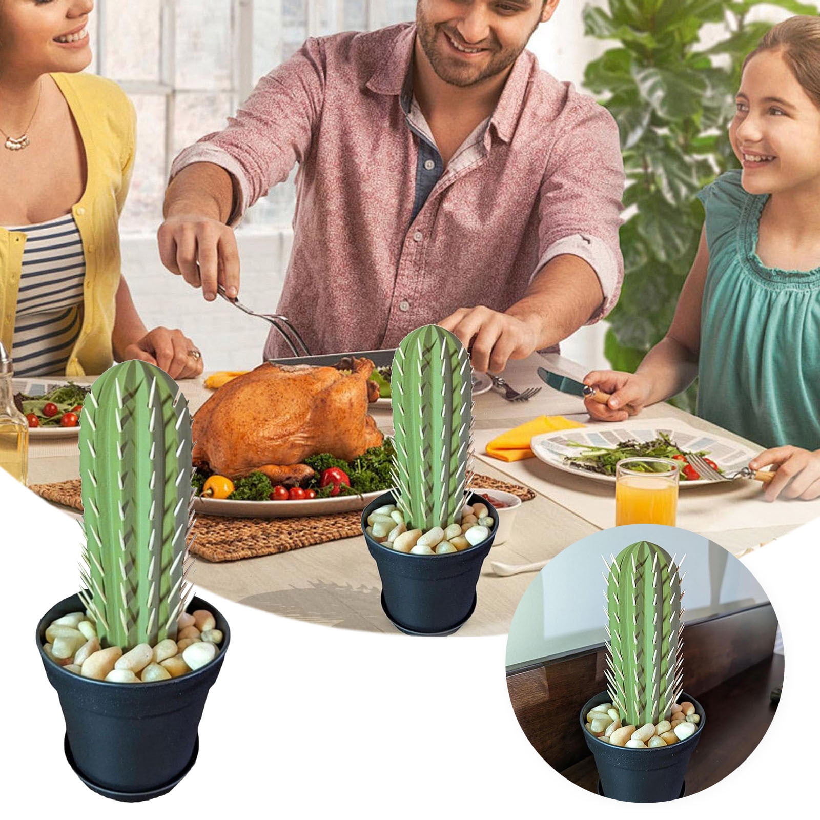 Decorative Kitchen Gadgets Cactus Toothpick Holder 3D Printed Cactus ...