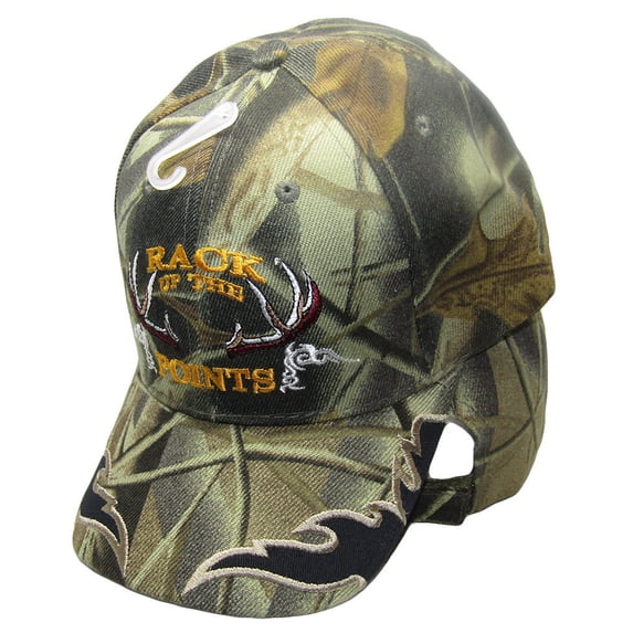 Rack of the Points Deer Antler Rack Hunter Camo Camouflage Embroidered ...