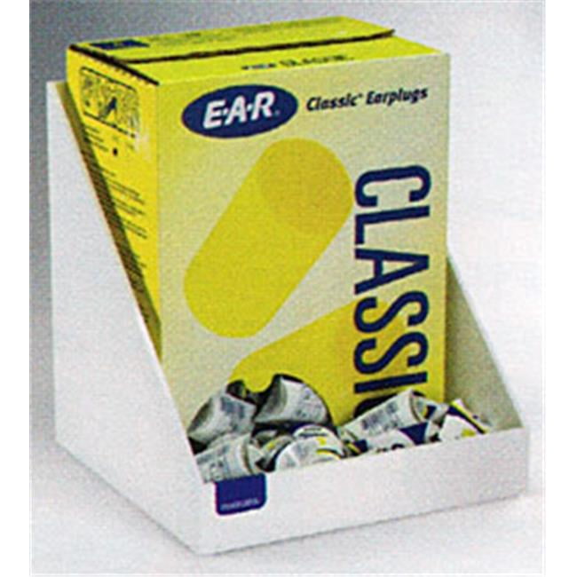 RackEm Racks 200-Pair Foam Ear Plug Tray - White Heavy- Duty Plastic ...