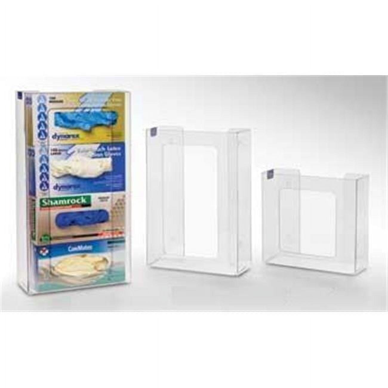 RackEm Racks 4-Box Vertical Stacking Glove Dispensers - Clear Plastic ...
