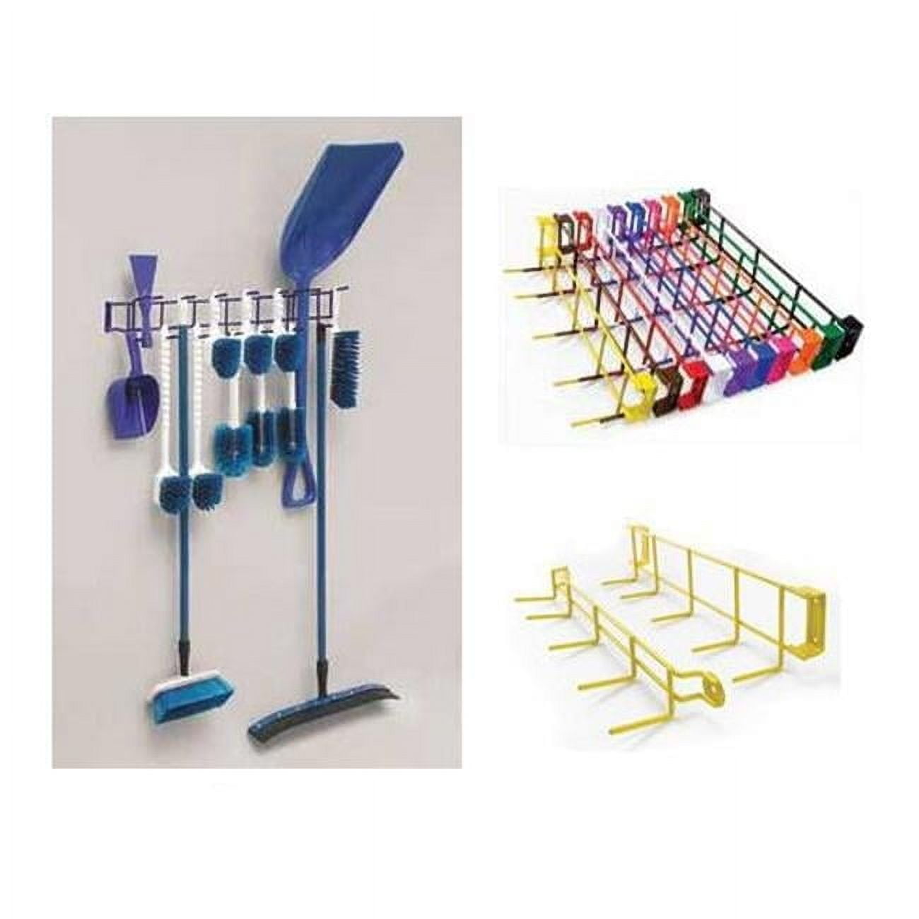 RackEm Racks 4050 36 in. 16-Hook Utility Rack - White - Walmart.com