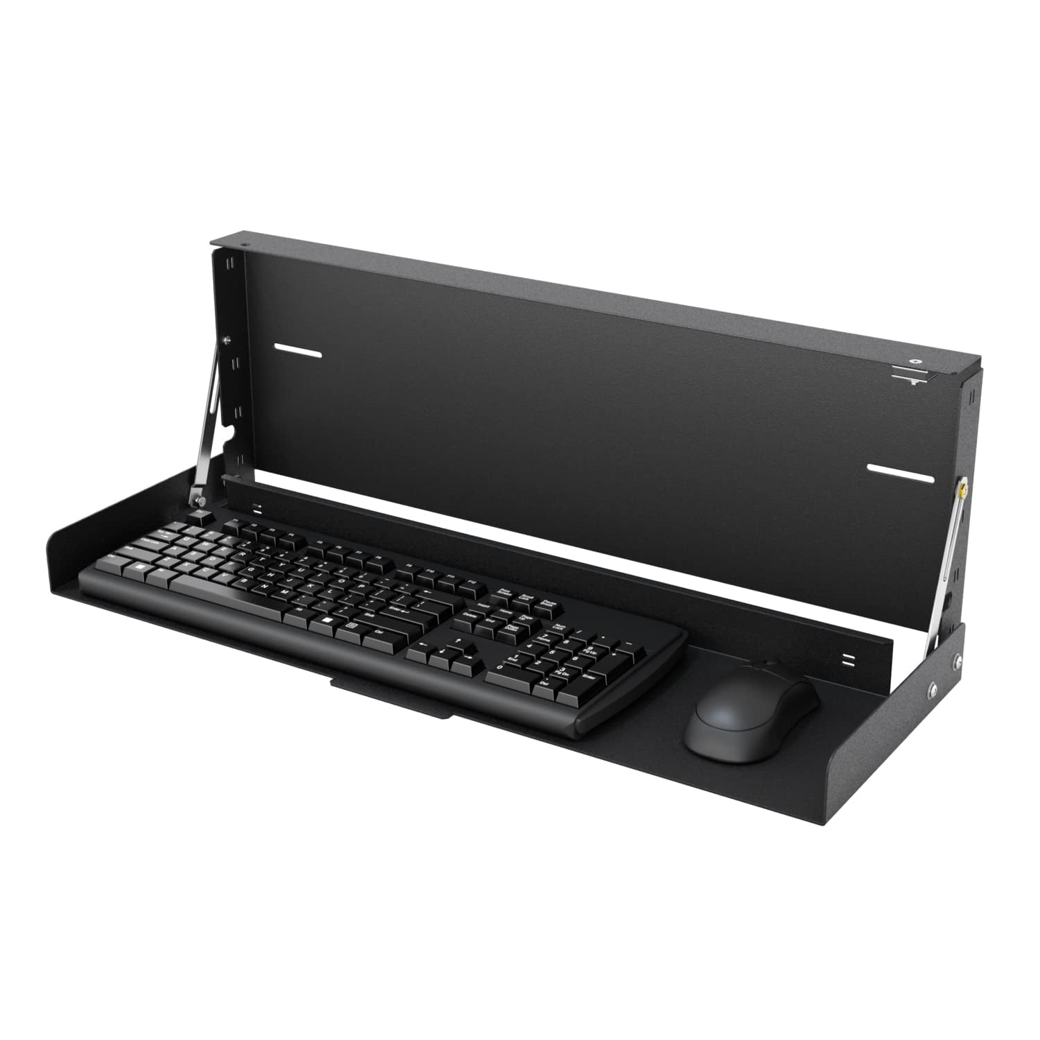 RackSolutions Folding Keyboard Mount for Full Size Keyboards, Compact ...