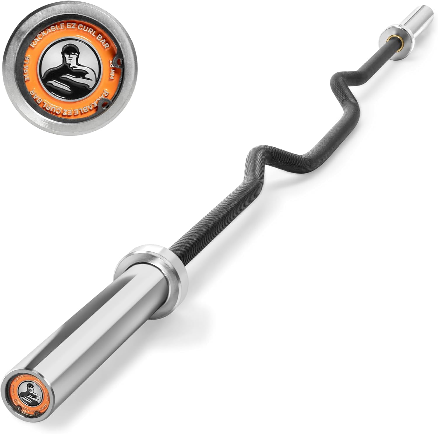 Rackable Curl Bar [Bells of Steel] Extra Curved Weight Bar Curl Barbell ...