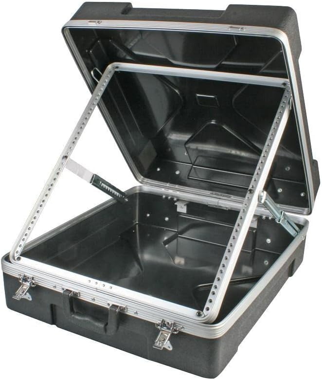 Rackmount Mixer Equipment Case 19" Rack Mount, 22" Depth with Ergonomic ...