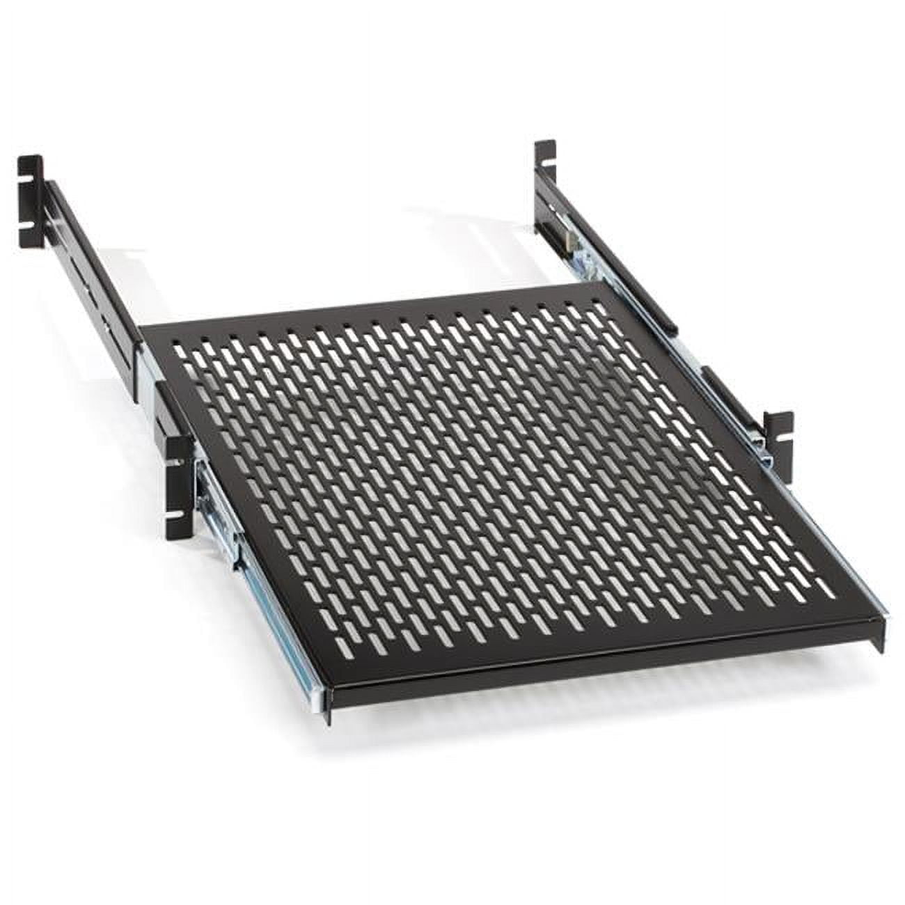 Rackmount Sliding Vented 4-Point Shelf, 19 in. Rails - Walmart.com