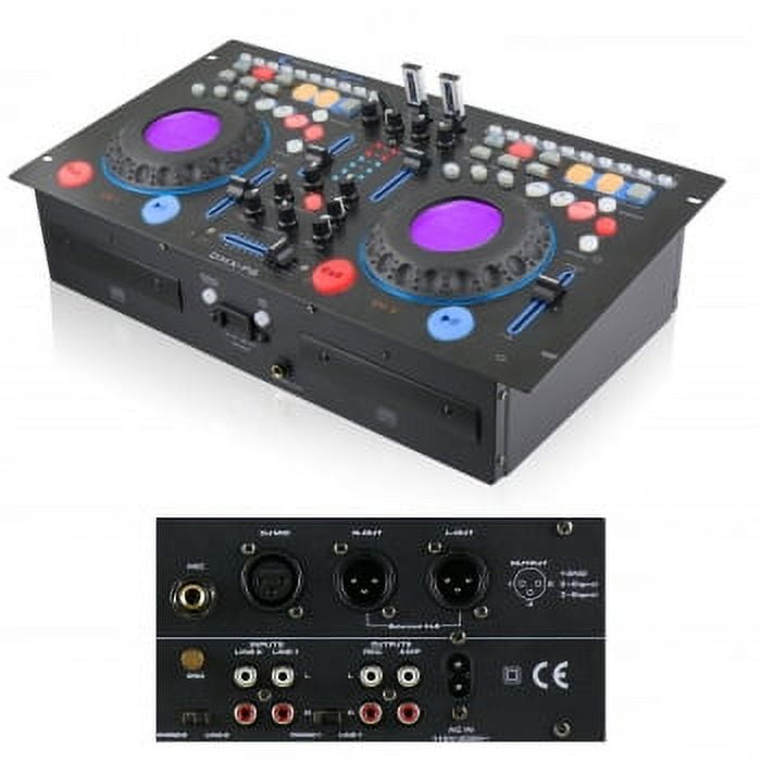 Rackmountable Double Cd Mixer with USB, Scratch & BPM - Walmart.com