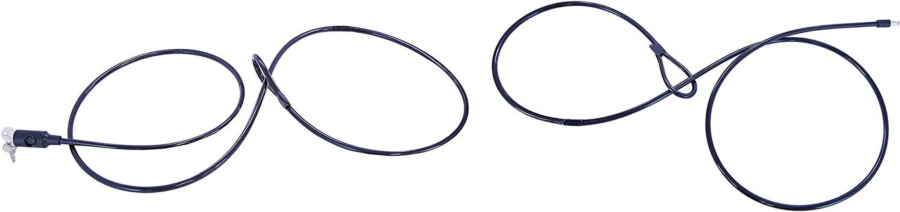 Racks Lariat Universal Kayak/Canoe Cable Lock Grey, 70" - Walmart.com