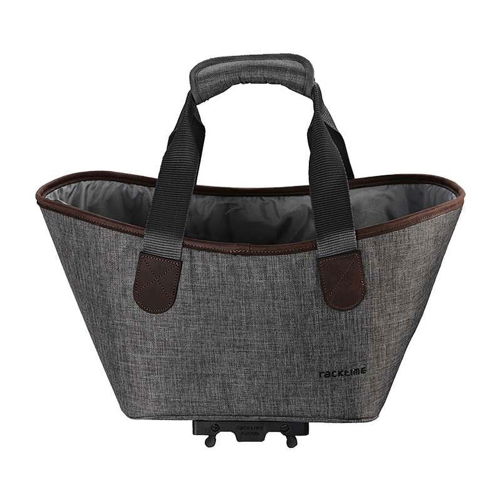 Racktime Agnetha Bag Grey 13.4x14.6x10in SnapIt - Walmart.com