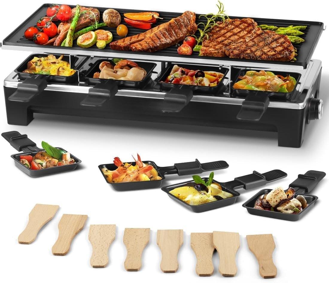 Raclette Table Grill, Electric Grill, Indoor Grill Korean BBQ Grill ...