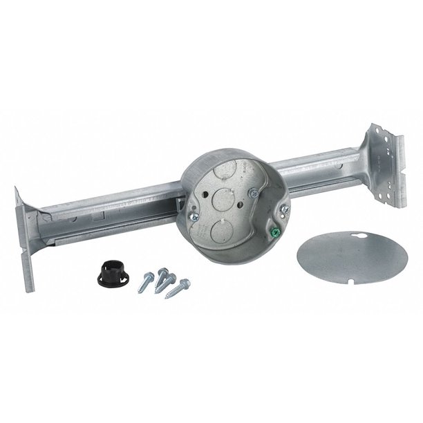 Raco 1.50" Thick Steel Built-In Plastic Insider Ceiling Fan Support ...