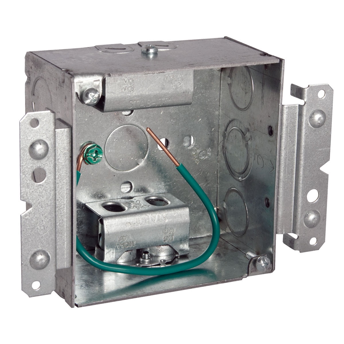 Raco 248Ms 4" Wide Square Welded Box - Walmart.com