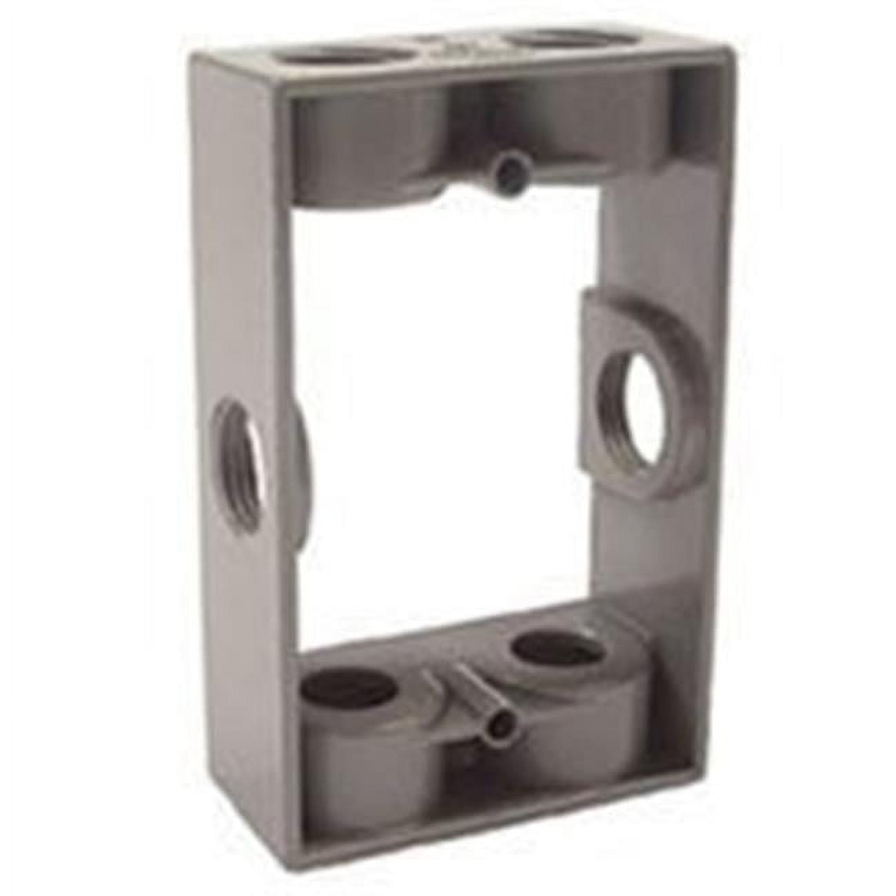 Raco 5400-5 Single Gang Extension Box, 5-1/4" x 3-1/2" x 1-1/2", Gray ...