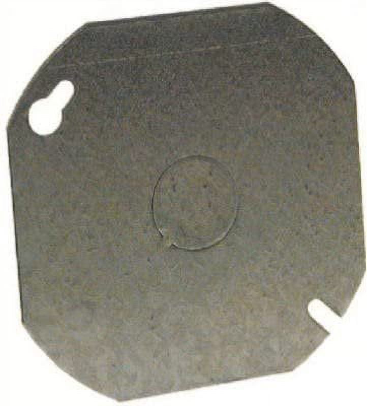 Raco 724 Octagon Cover, Flat, Steel.5-In. Knockout, 4-In. Blank ...