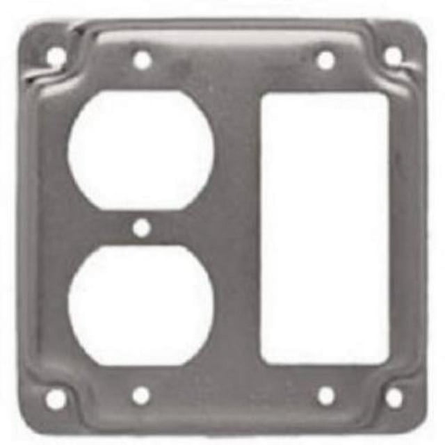 Raco 915C 4" 2 Device Square Crushed Corner Cover - Walmart.com