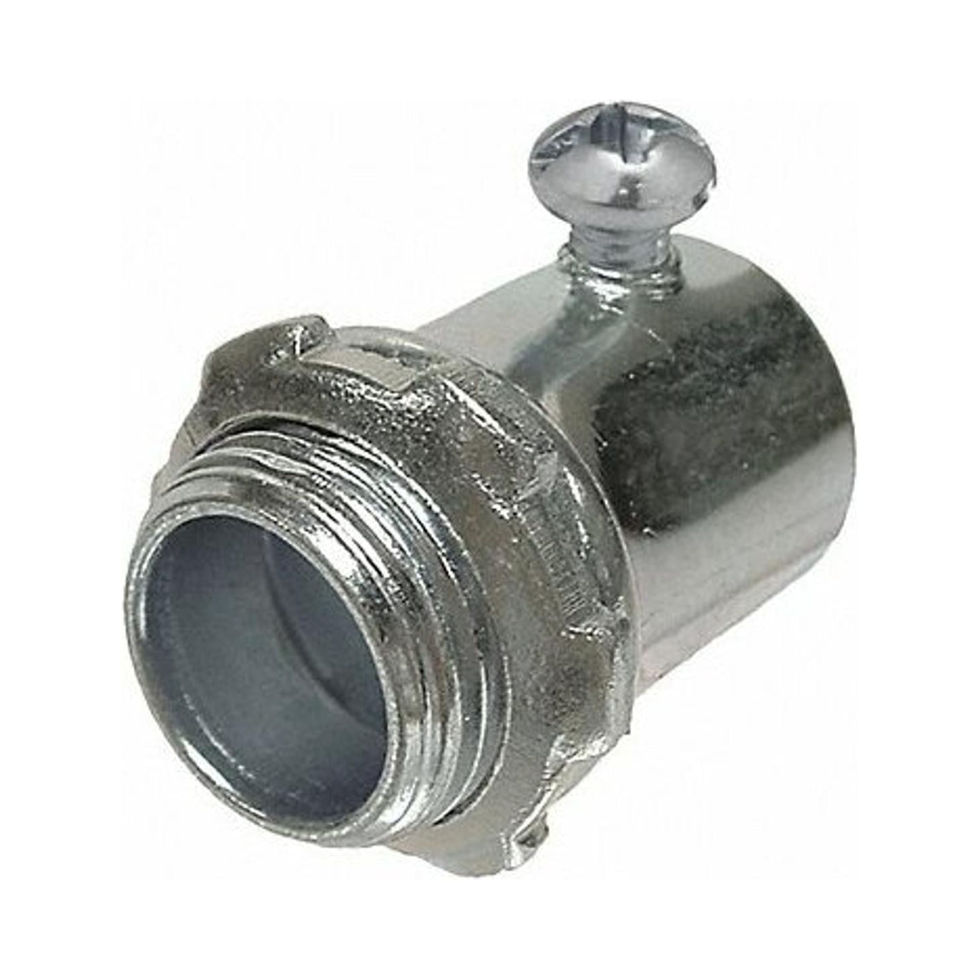 Raco EMT Grounding Connector, 2 in, Set Screw, Steel, Zinc Plated, Gray ...