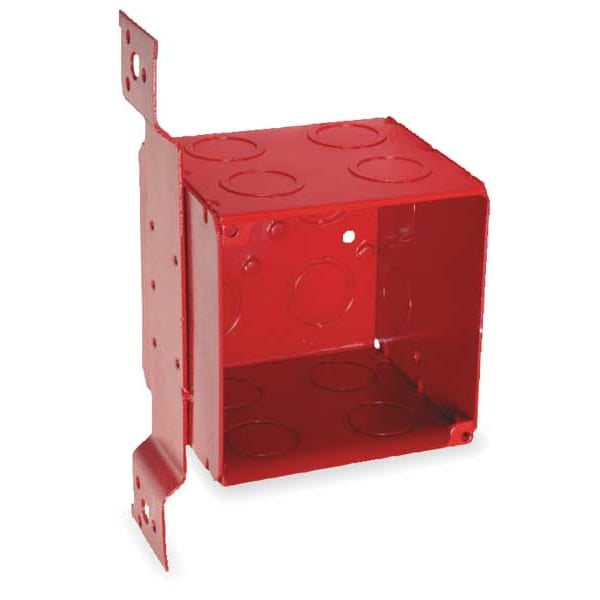 Raco Electrical Box,Square,40.5 cu. in.,Red 911-1 - Walmart.com