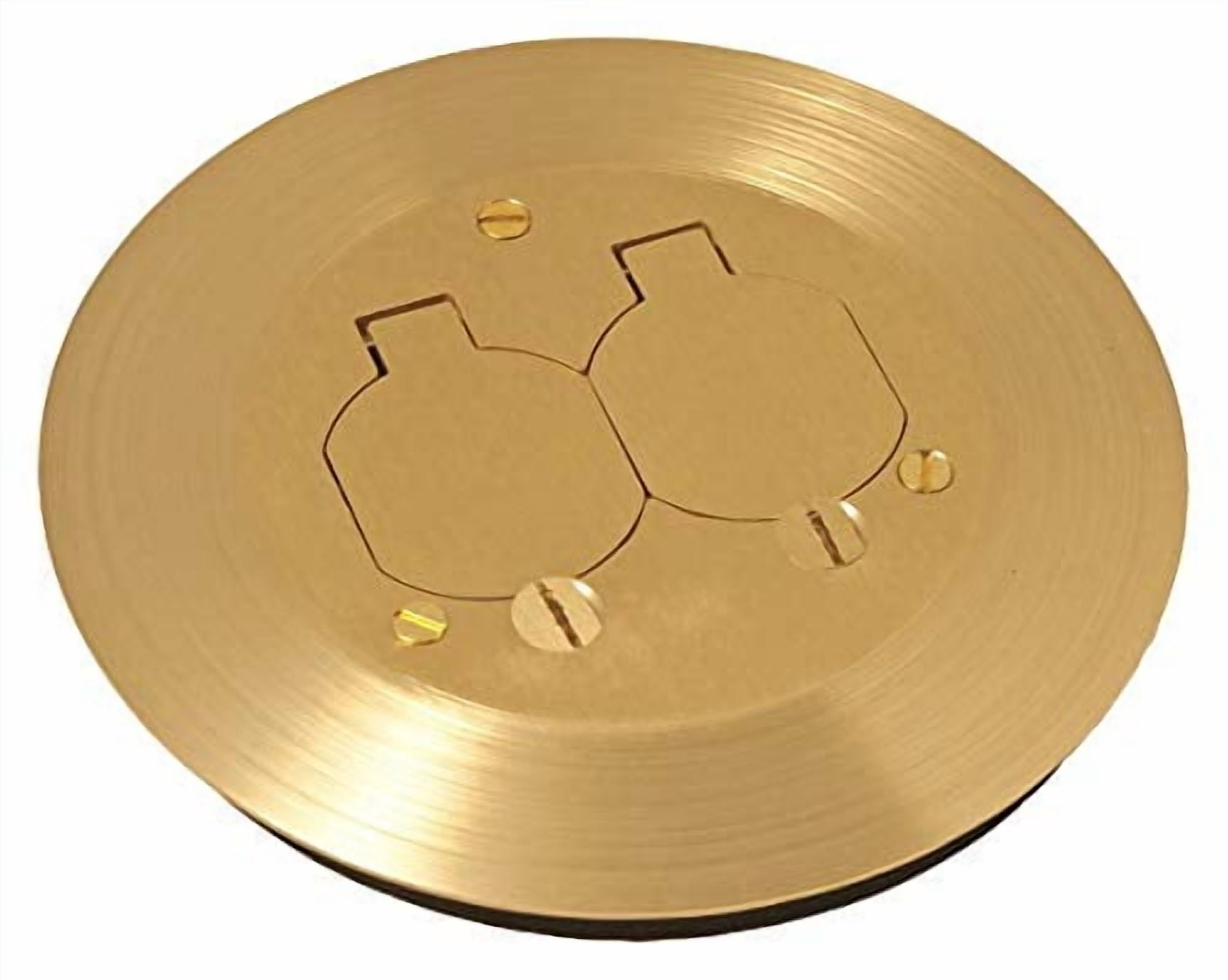 Raco RAC5500KIT - Floor Box Cover Round 2-1/4 L Brass - Walmart.com