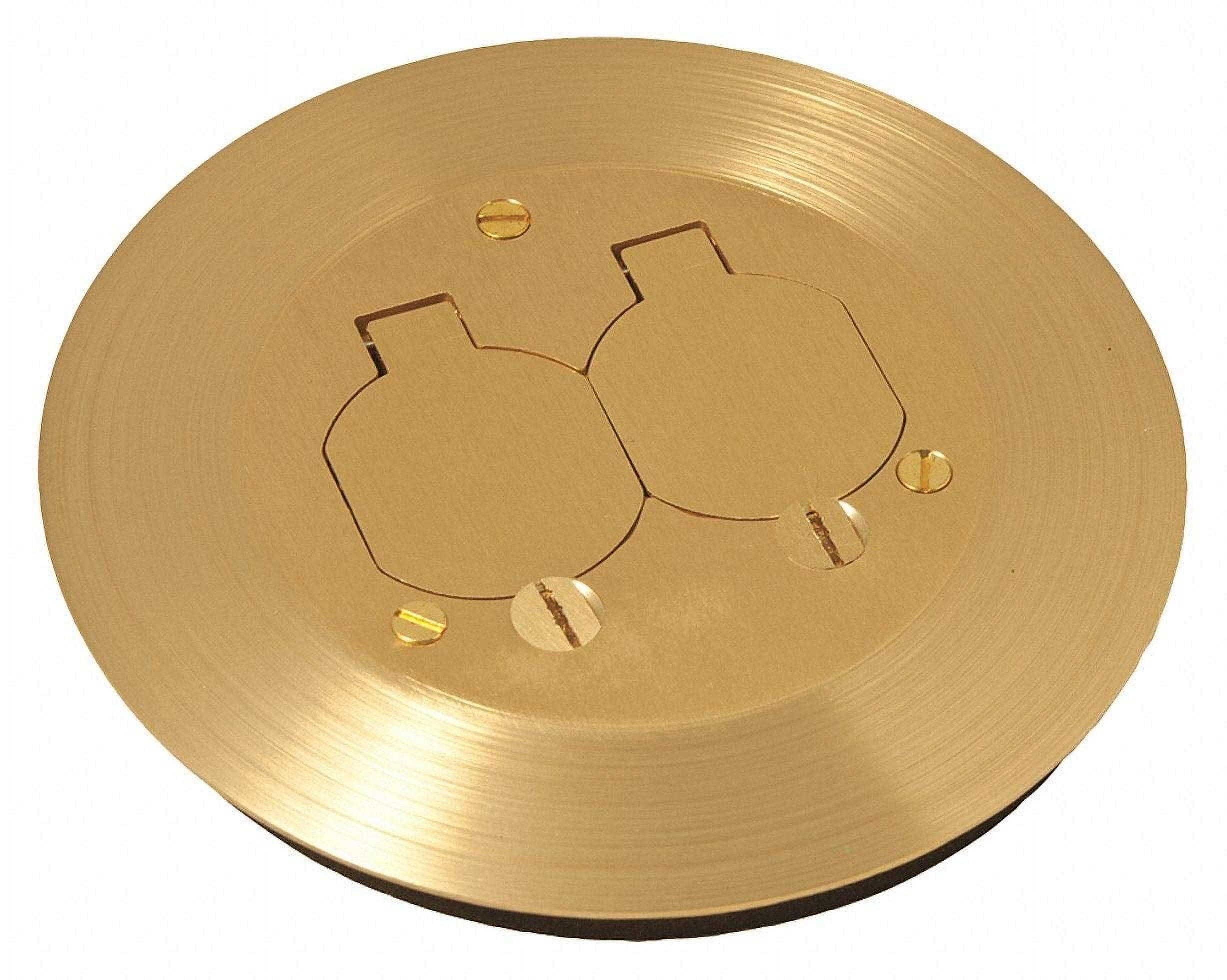 Raco RAC5500KIT - Floor Box Cover Round 2-1/4 L Brass - Walmart.com