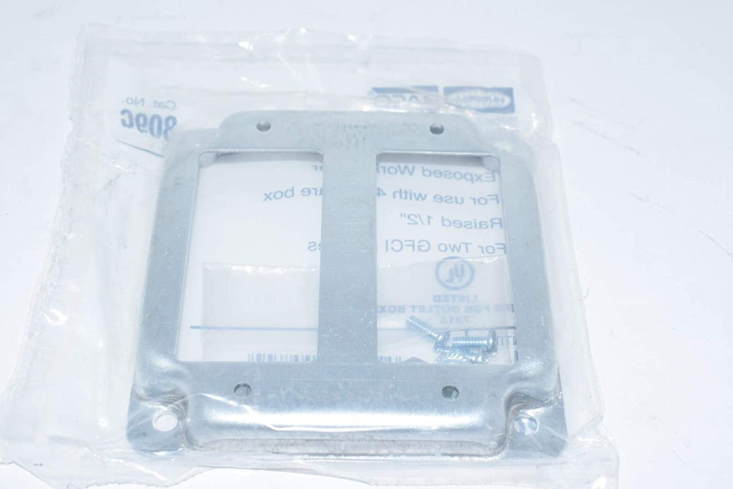 Raco Square Steel 2 Gang Box Cover for 2 GFCI Receptacles - Walmart.com