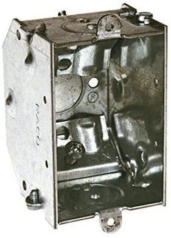 Raco Steel Switch Box With Romex Clamps 10.5 Cu In 3 " X 2 " X 2-1/4 ...