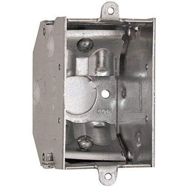 Raco Steel Switch Box With Romex Clamps 10.5 Cu In 3 " X 2 " X 2-1/4 ...