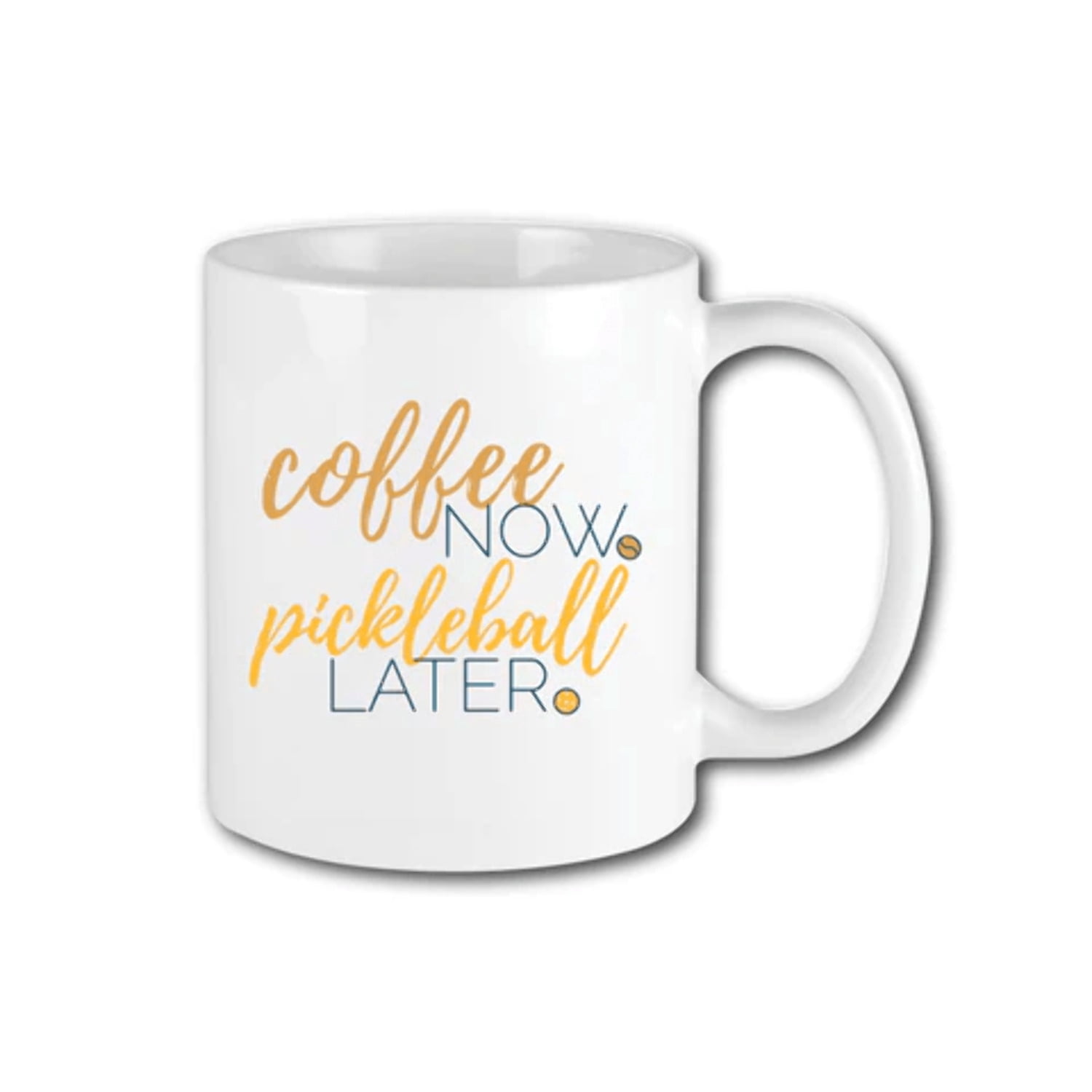 Racquet Inc. Coffee Now Pickleball Later-Pickleball Coffee Mug ...