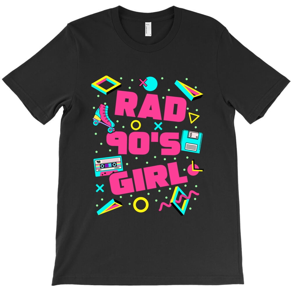 Rad 90s Girl 90s Aesthetic Rad Retro 90s Nostalgia Themed Themed Gift ...