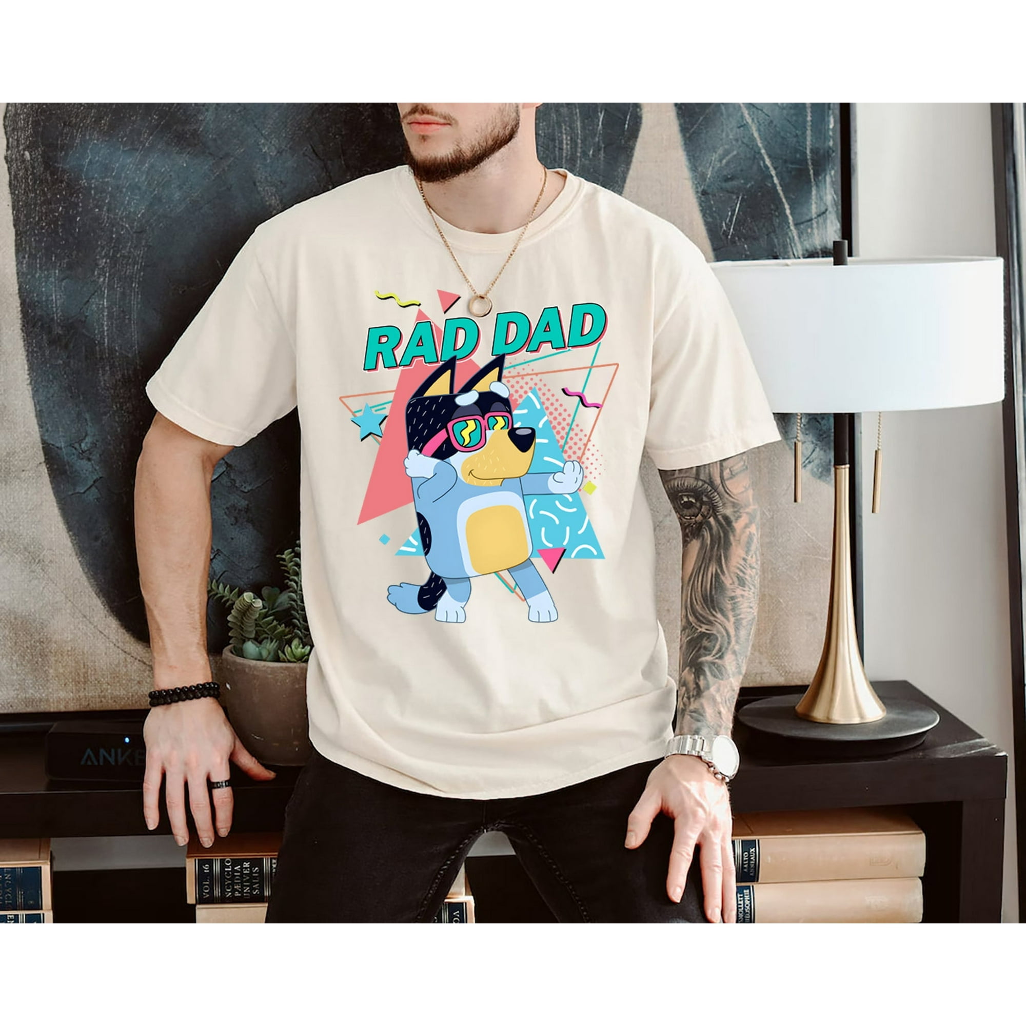 Rad Dad Bluey Shirt, Chilli Heeler Shirt, Bluey Family Shirt, Bluey ...