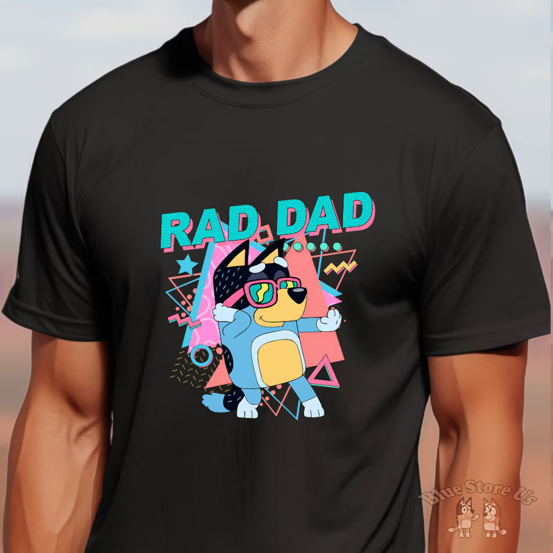 Rad Dad Bluey Shirt - Walmart.com