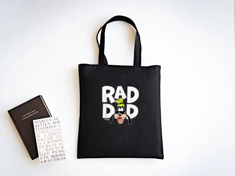 Rad Dad Bold Retro Style Cool Fun Dads Tote Bags - Walmart.com