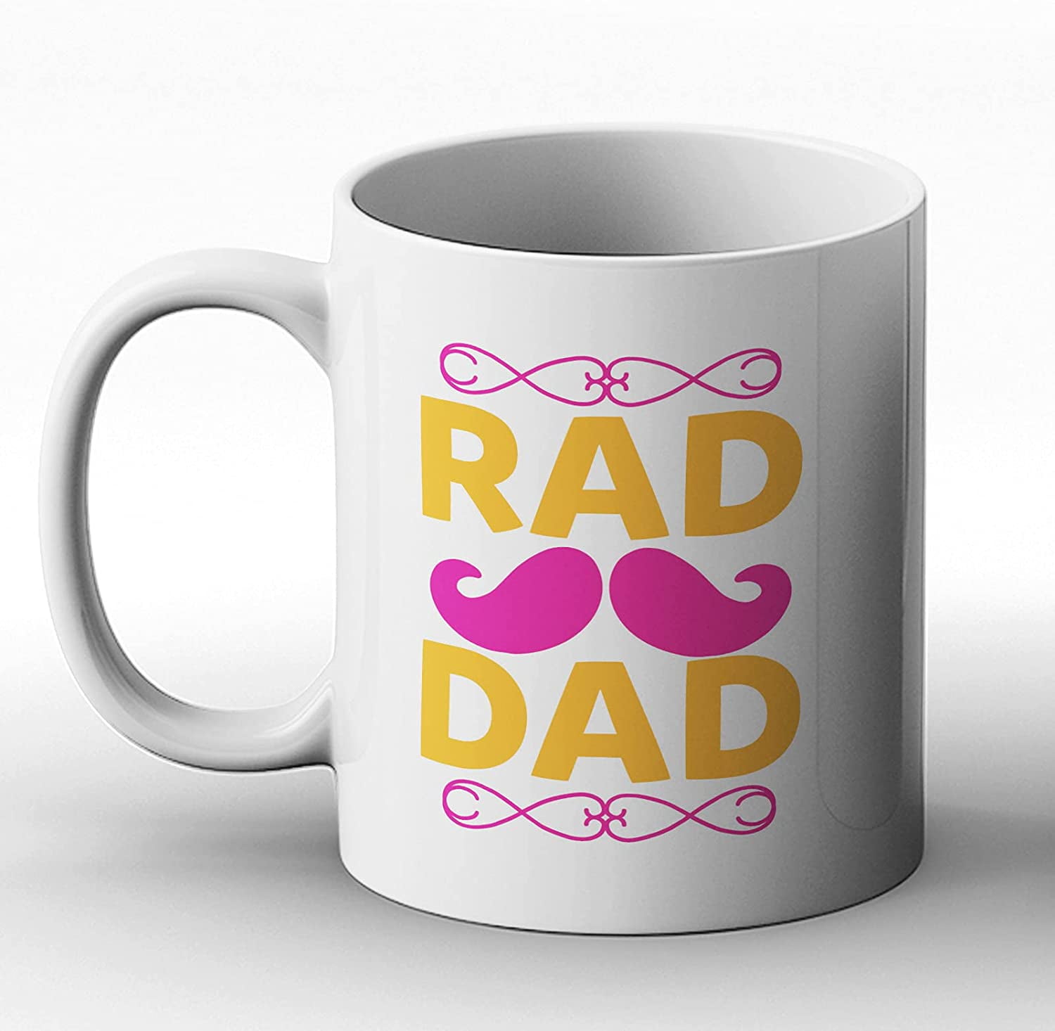 Rad Dad Coffee Cup Fathers Day Present for Husband New Daddy Step Dad ...