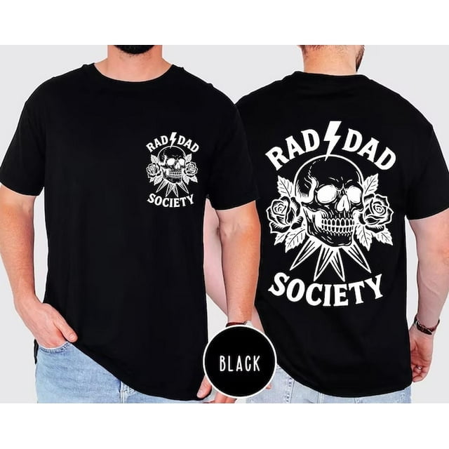 Rad Dad Society T-shirt – Cool New Dad Tee, First Father’s Day Gift for ...