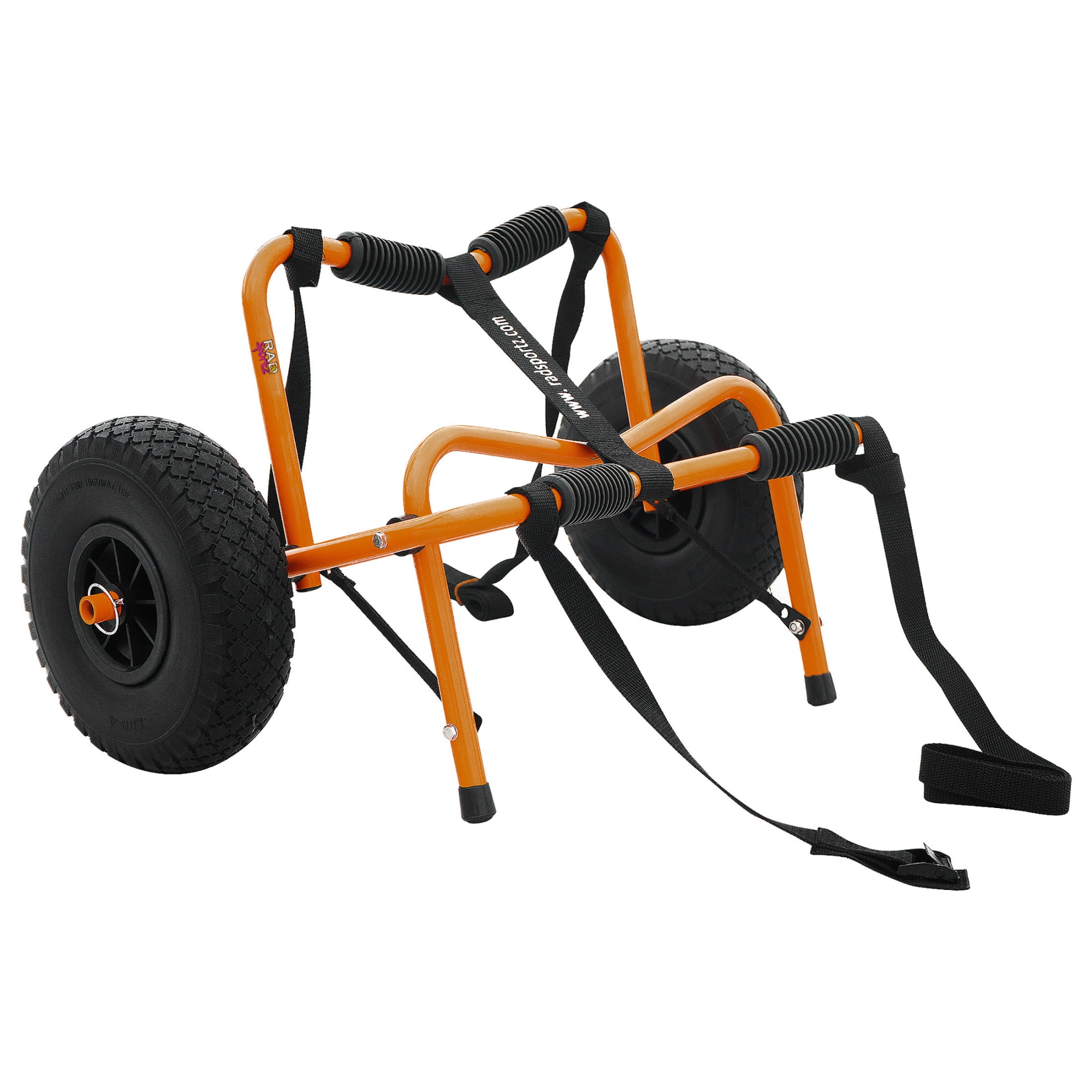 Rad Sportz Foldable Kayak Cart with Airless Tires and 150lb Capacity ...