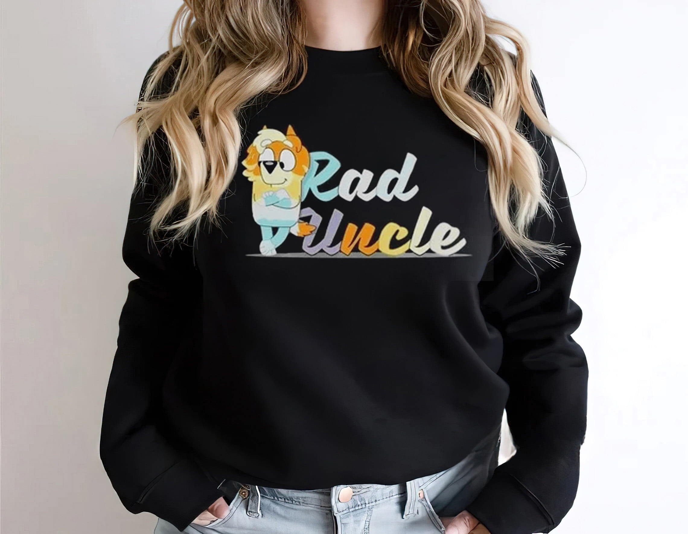 Rad Uncle Bluey Adulsweatshirt - Walmart.com