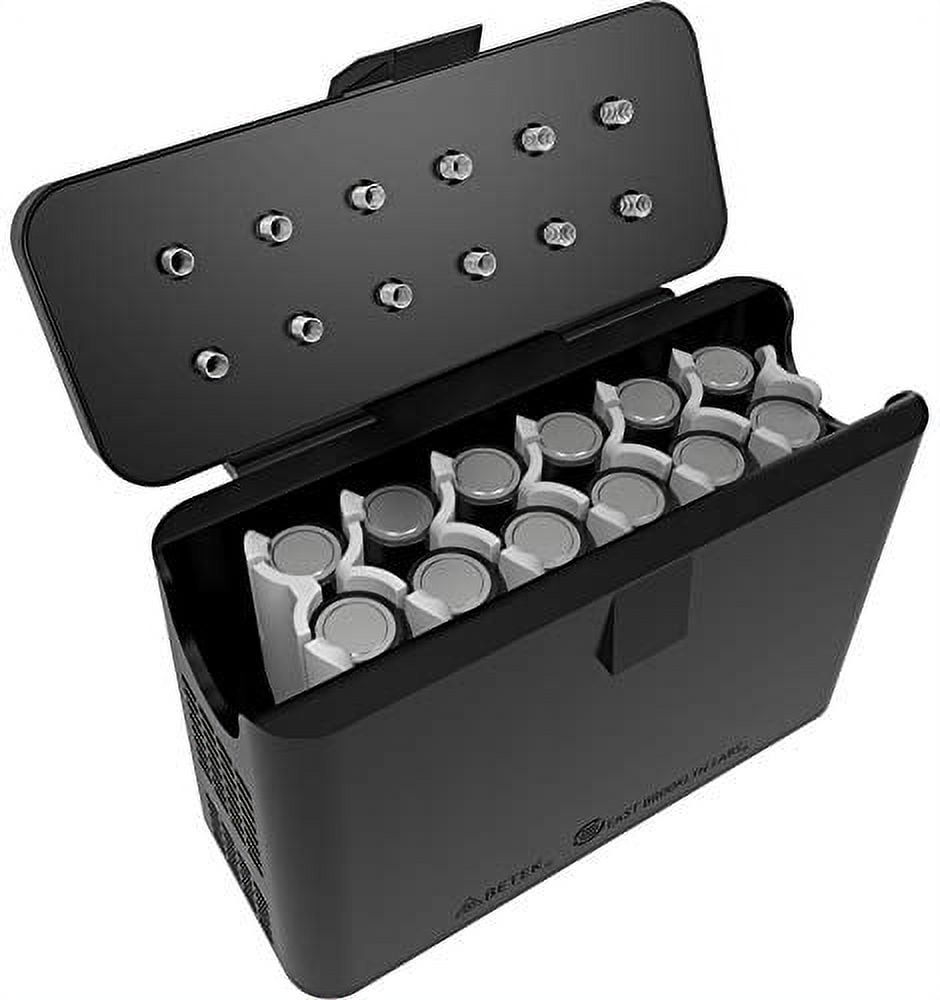 RadCad Battery Charger and Caddy for AA Rechargeable Batteries, Charges ...