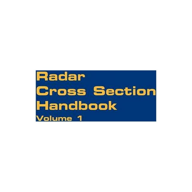 Radar Cross Section Handbook - Volume 1 (Paperback) - Walmart.com